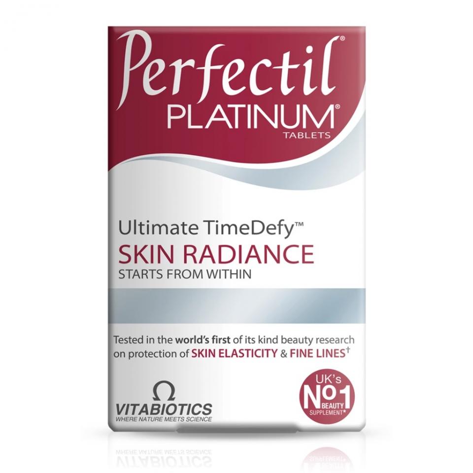 Vitabiotics Perfectil Platinum - Skin Radiance Formula - Bevy Beauty