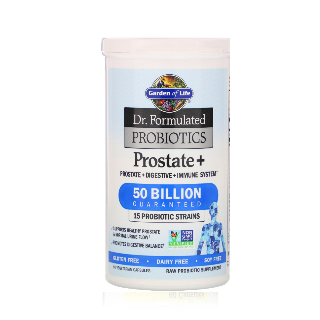 Dr. Formulated Probiotics Prostate+ 50 Billion CFU Garden of Life ...