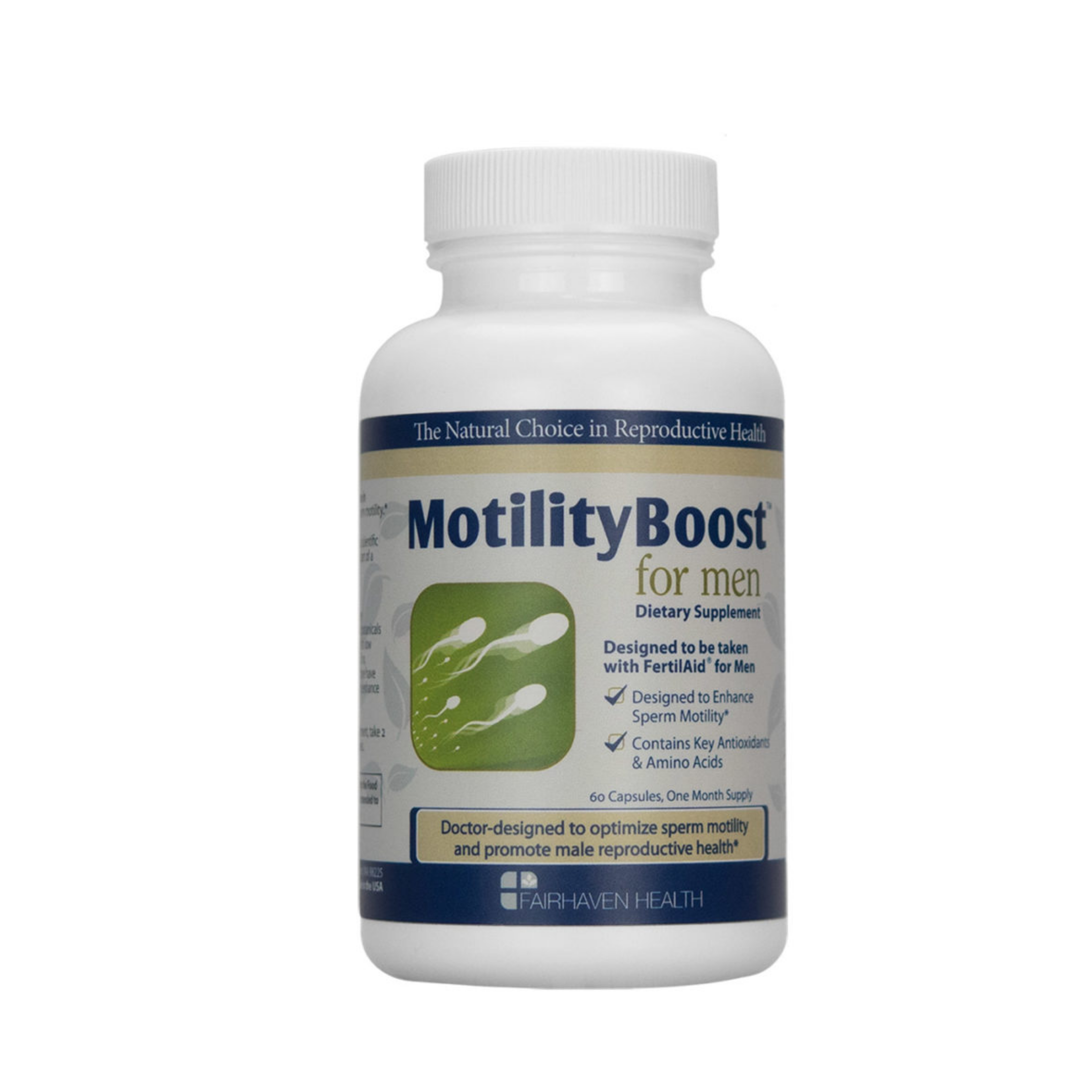 FairHaven Health MotilityBoost for Men 60 Capsules - Bevy Beauty