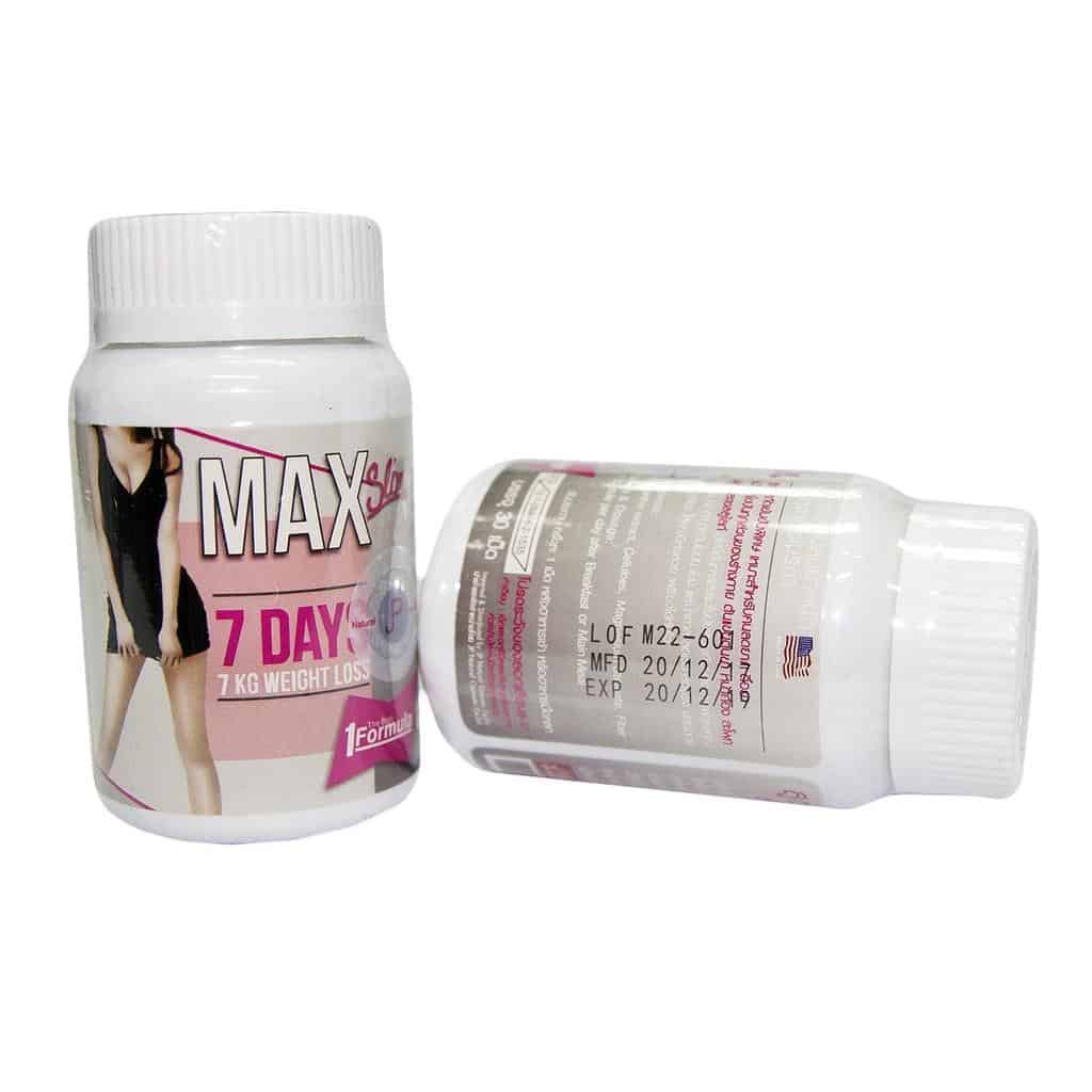 Max Slim 7 Days 7 kg Weight Loss 30 Capsules - Bevy Beauty