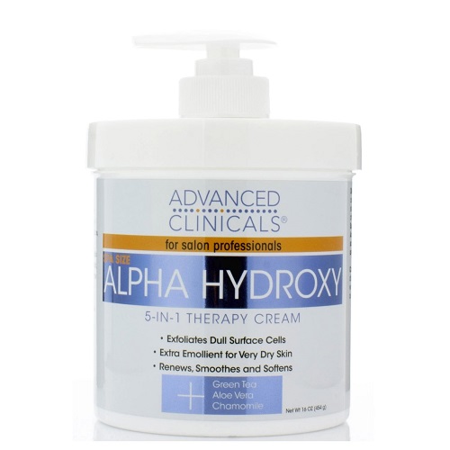 Advanced Clinicals Alpha Hydroxy 5in1 Therapy Cream 454g - Bevy Beauty