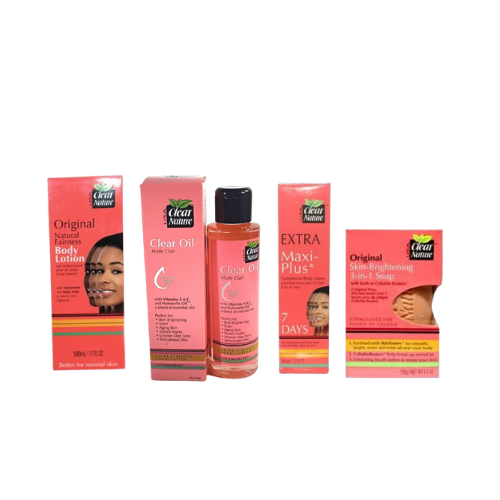 Clear Nature Natural Fairness Product Set - Bevy Beauty