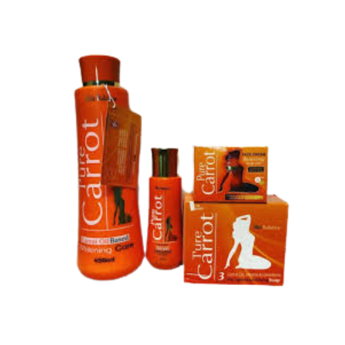 Pure Carrot Product Set - (Lotion and Face Cream) - Bevy Beauty