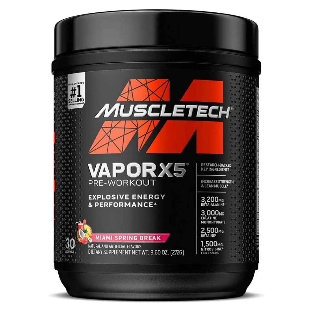 MuscleTech Vapor X5 Pre-Workout - Bevy Beauty